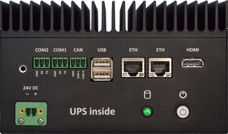 Box PC with UPS inside, Fan-less Box PC for protecting the critical data