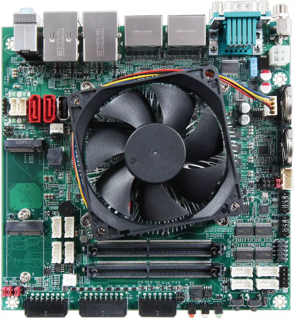 GMI-6320, AMD Ryzen™ Embedded R2000 Processor based Mini-ITX Board with Ten COM Ports, DDR4 SO ...